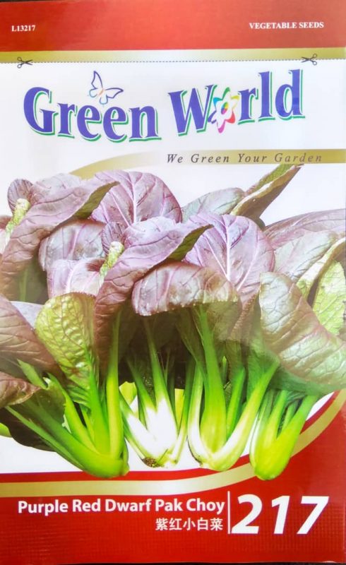 Purple Red Dwarf Pak Choy 217 - Abi Agro - Dapatkan sekarang