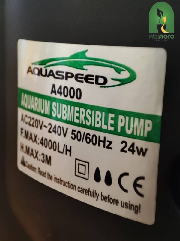 Submersible Pump A4000 Pam Akuarium – Abi Agro